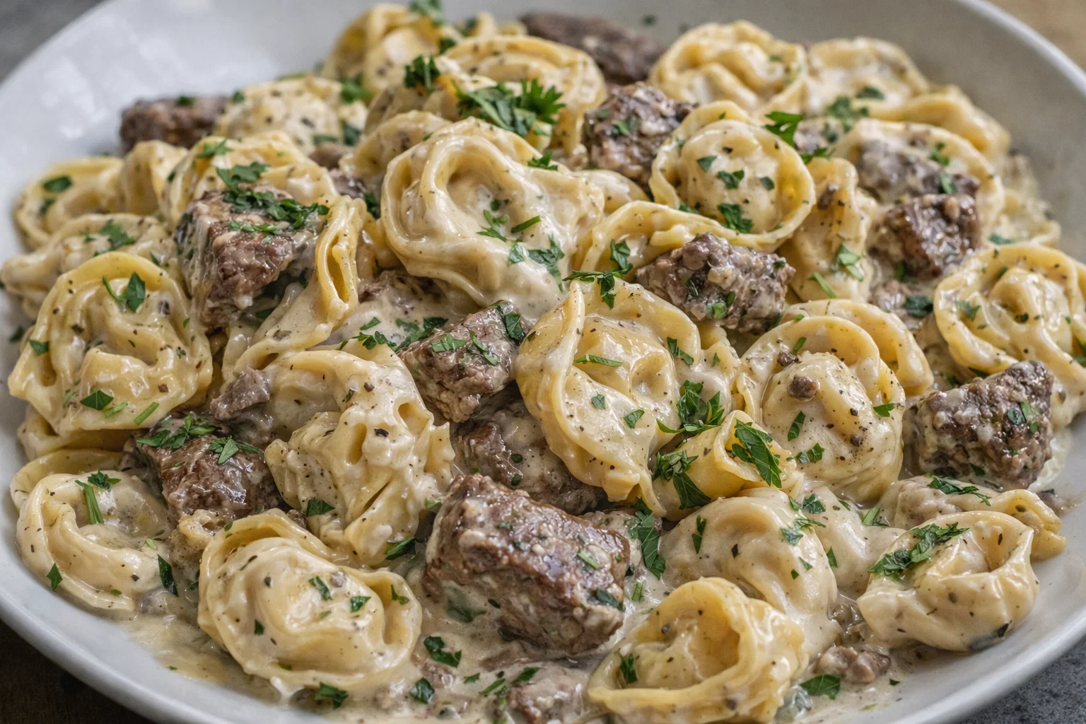 Philly Cheesesteak Tortellini Pasta A Quick and Easy Dinner Recipe for ...